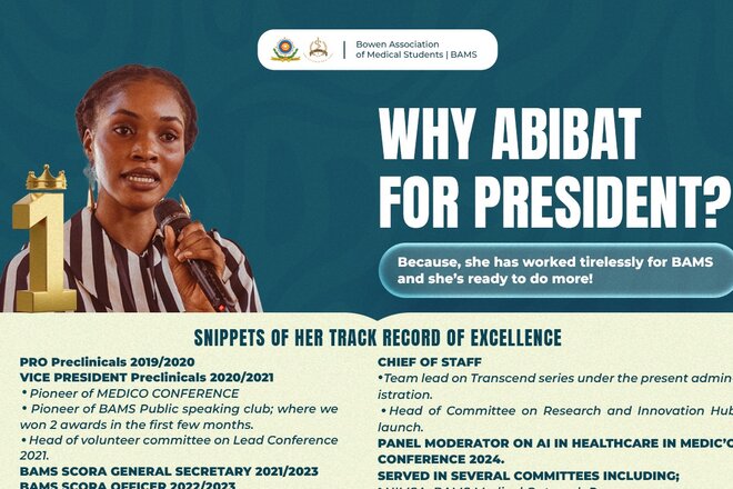 A fair chance for ADELABU ABIBAT as a Presidential candidate. - Online ...